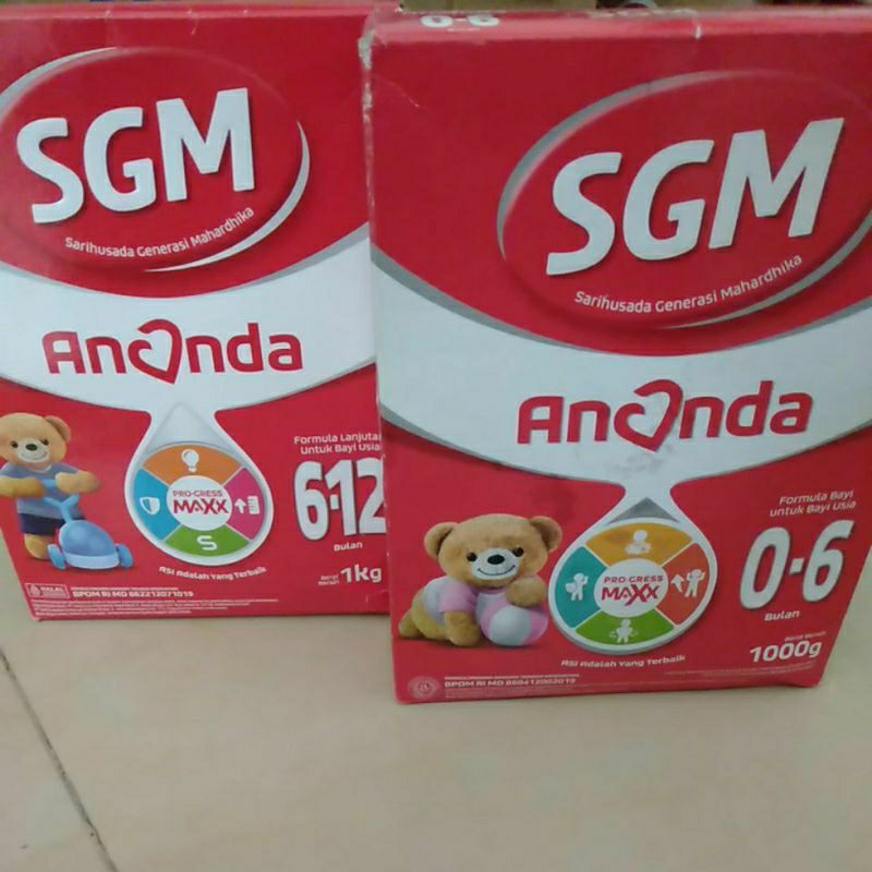 Jual SGM ananda 0-6 dan 6-12 bulan 400g, 600g, 1 kg | Shopee Indonesia