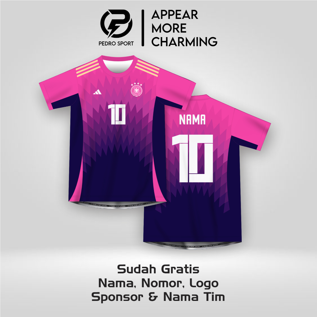 Jual Jersey Jerman Away 2024 Free Nama dan Nomor Punggung | Shopee Indonesia