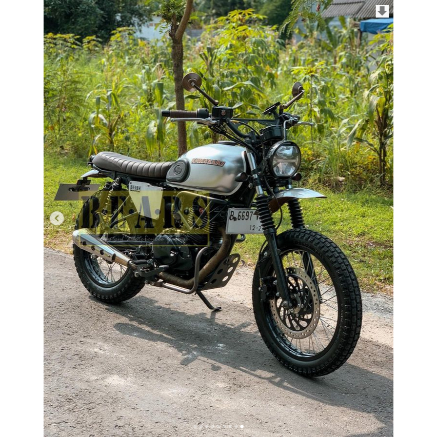 Jual Jok Custom Kawasaki W175 Modifikasi PnP W175 SE Cafe TR | Shopee ...