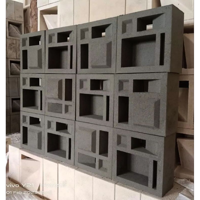 Jual Roster Beton Minimalis Terbuat Dari Cor Motif LB4 Tutup Ukuran ...