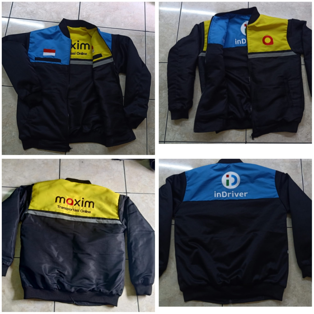 Jual JAKEY MAXIM INDRIVE BIRU READY SIZE JUMBO 4XL SETENGAH HITAM MURAH ...
