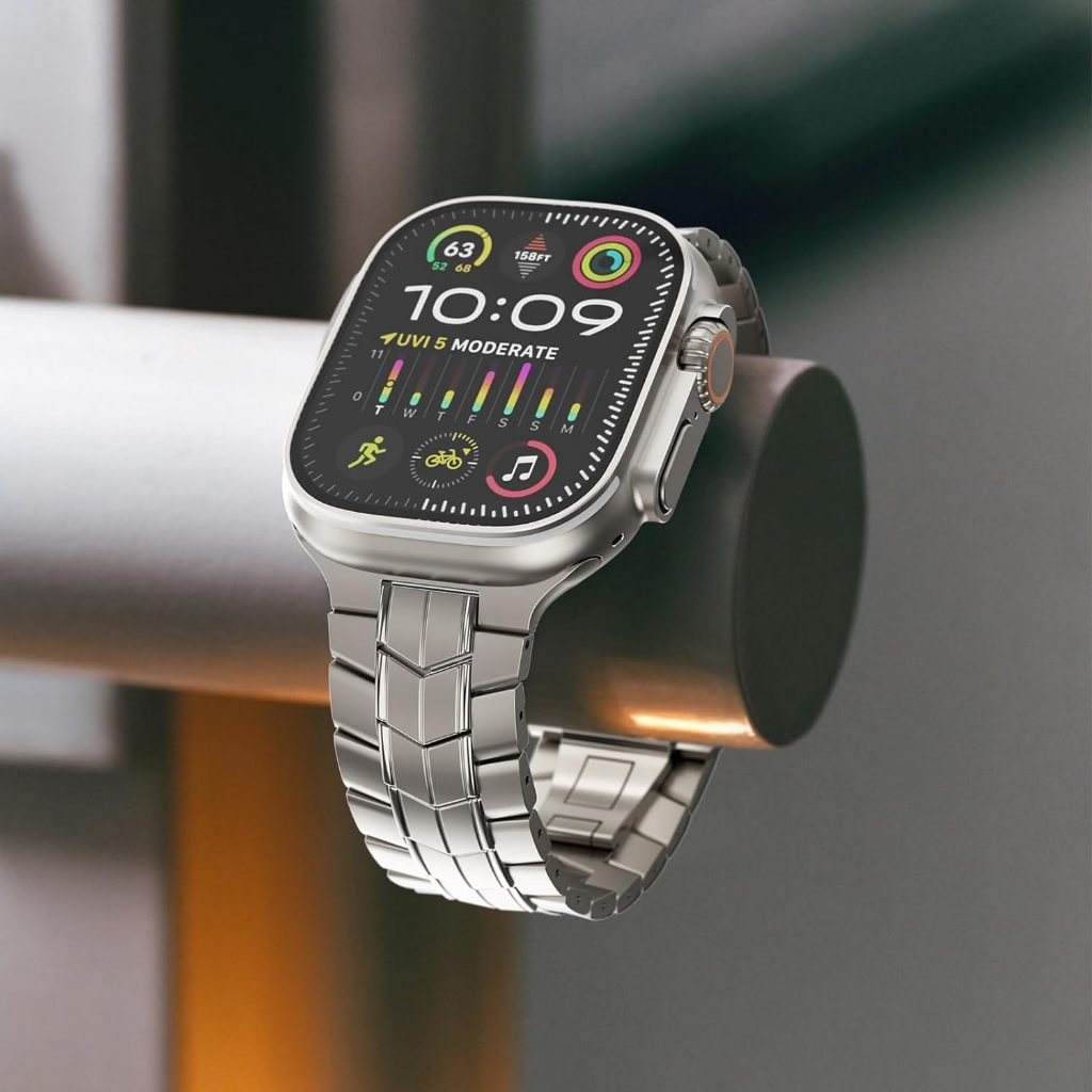 Jual Apple watch ultra 49mm strap Titanium iwatch series 11 10 9 8 tali ...