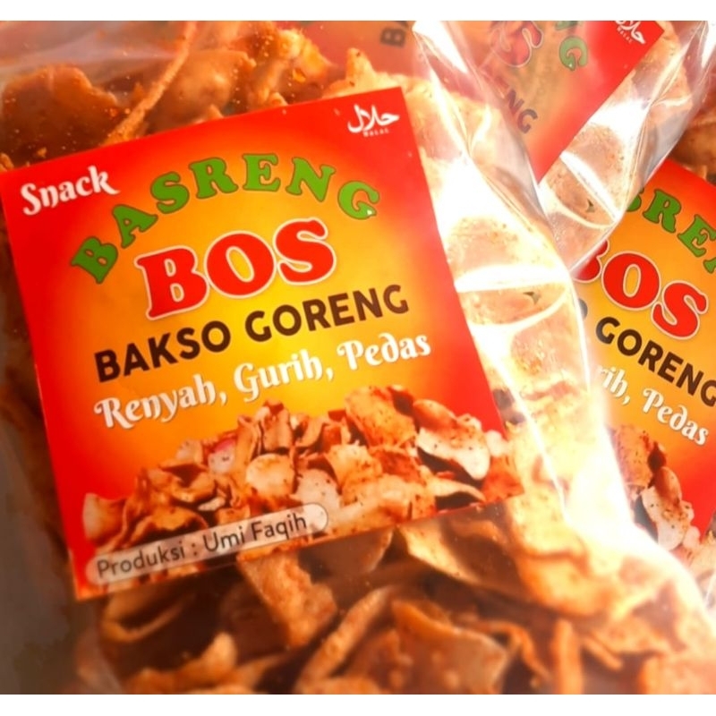 Jual Snack baso goreng/basreng (extra pedas) rasa khas ikan tenggiri ...
