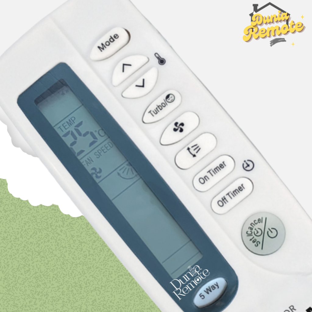 Jual Remot Remote AC SAMSUNG ARC-4AU tanpa dus langsung pakai tanpa ...