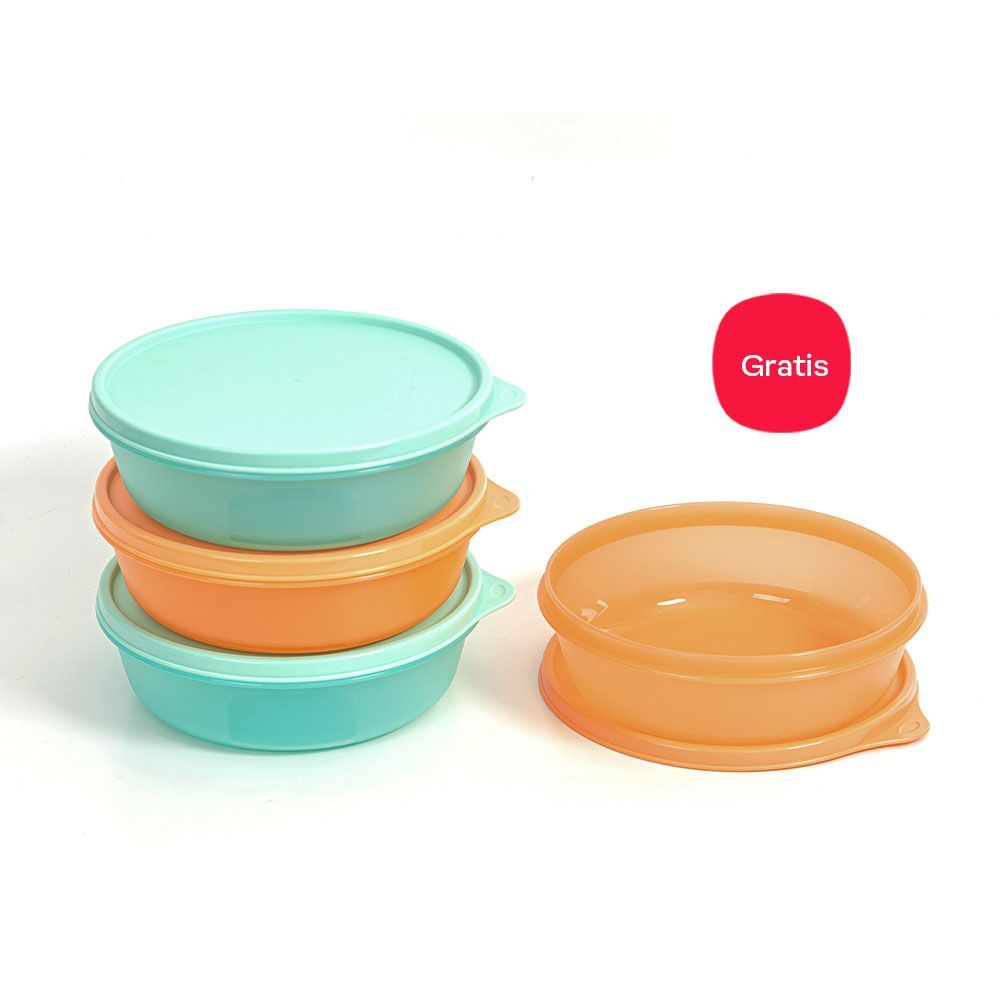 Jual Tupperware Modular Bowl 1 L (3) with Gift Total 4 Mangkok ...