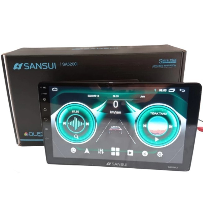 Jual Head unit sansui Alpha series 9 inch Layar QLED ram 2 rom 32 Apple ...