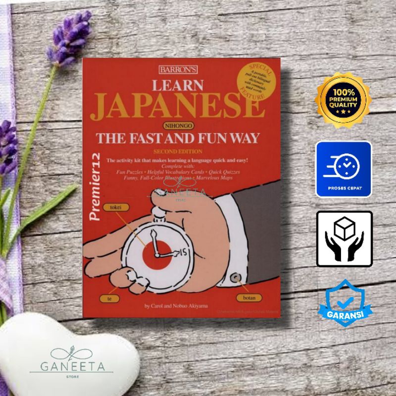 Jual Learn Japanese The Fast and Fun Way (Nihongo) Second Edition by ...