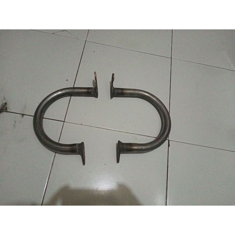 Jual R3V Engine guard custom W175 SE STD model Bulat | Shopee Indonesia