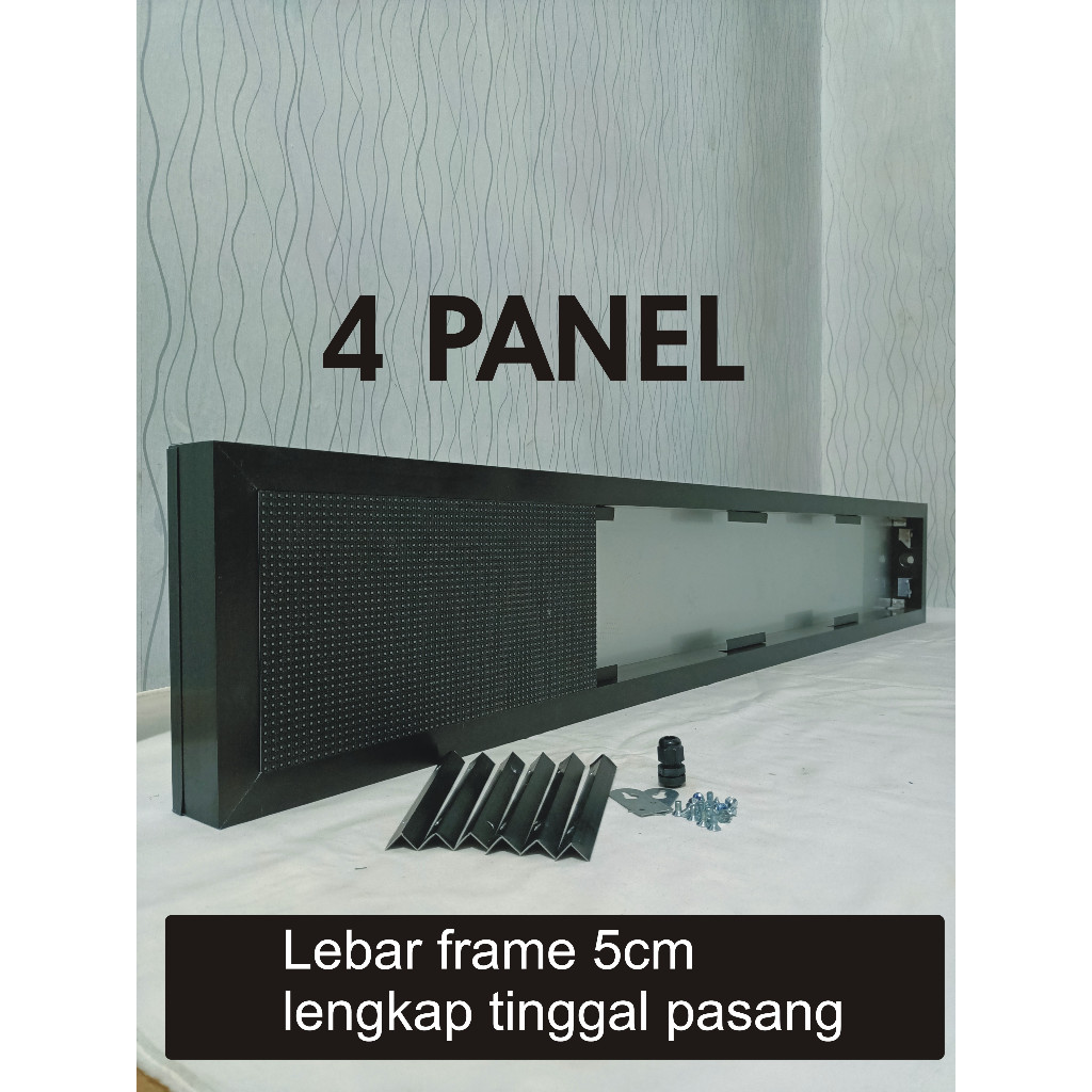 Jual FRAME RUNNING TEXT FRAME RUNNING TEXT P10 UNTUK 4 PANEL UKURAN 128 ...