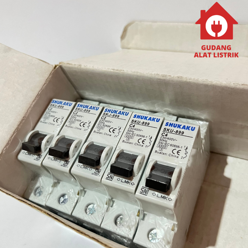 Jual MCB Shukaku 1 Phase 2A 4A 6A 10A 16A 20A 25A 32A 40A 50A 63A Ampere Pemutus Circuit Breaker ...