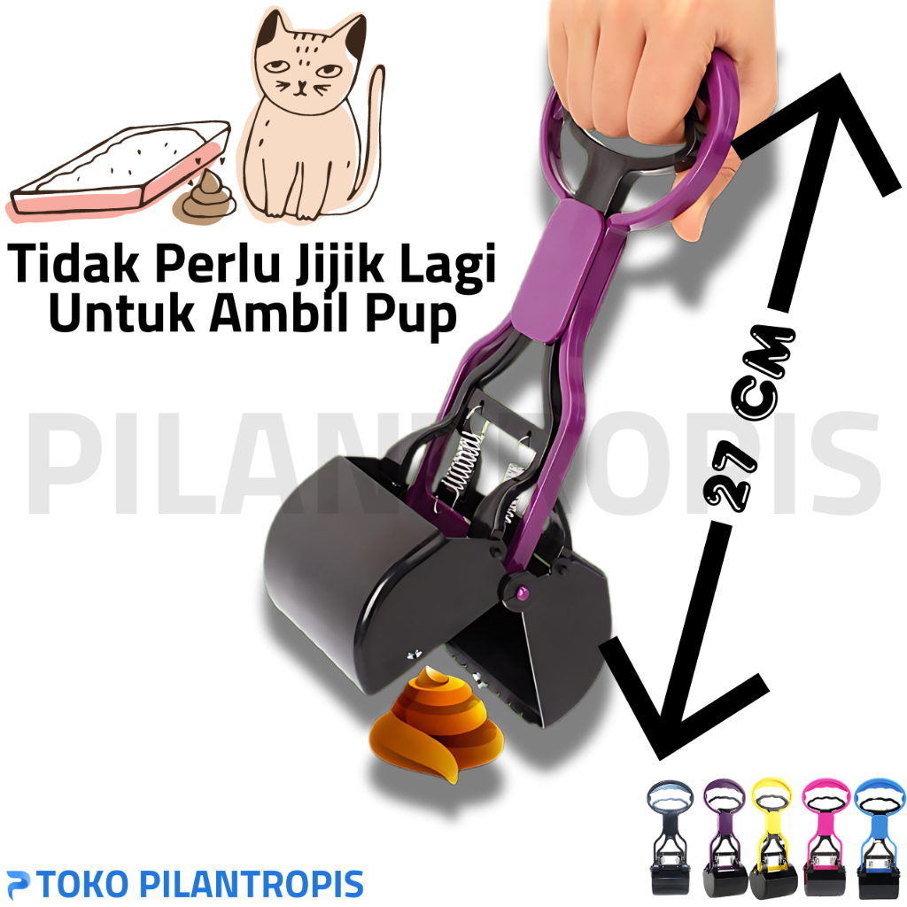 Jual DOG CAT LITTER SCOOP SEKOP KUCING ANJING POOP SCOOPER PENJEPIT ...