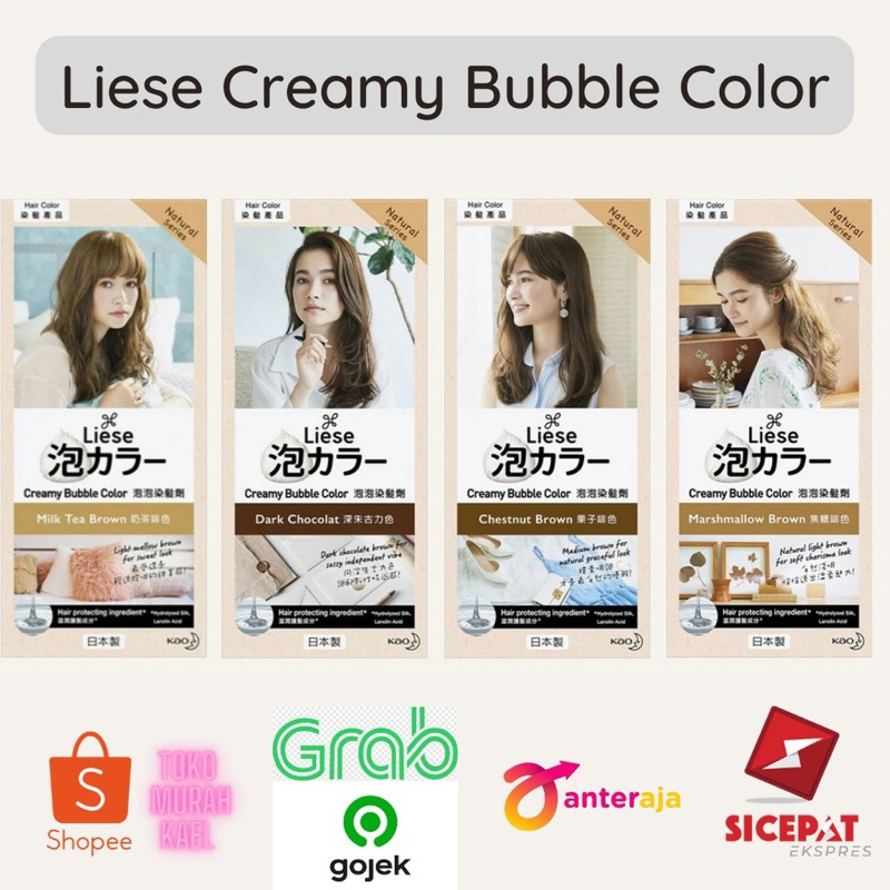 Jual [BPOM] LIESE Creamy Bubble Foam Hair Color | EXP 2026 | Made in ...