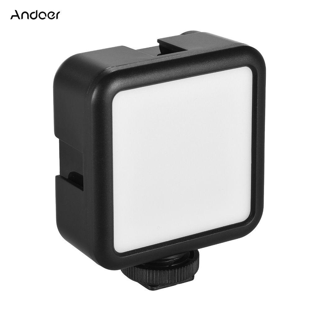 Jual Andoer W49S Lampu Fotografi Mini Portabel, Lampu LED Pada Kamera ...