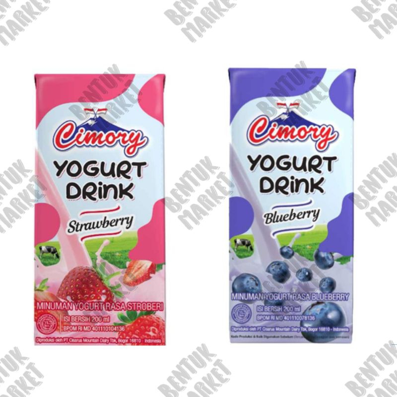 Jual Cimory Yogurt Drink Blueberry 200ml / Cimory Yogurt Drink Strawberry 200ml / Minuman Yogurt ...