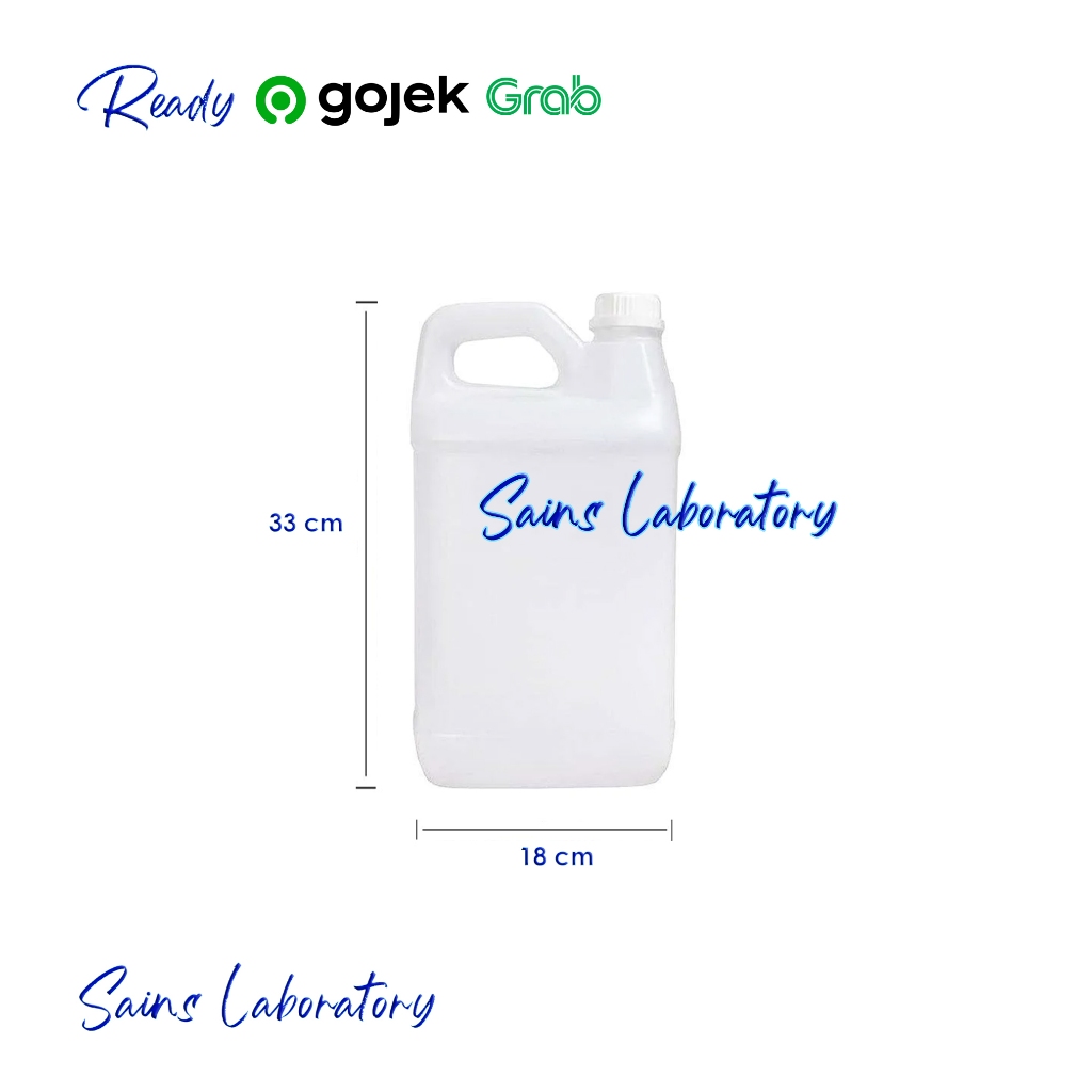 Jual Jerigen 5 Liter Derigen Jerrycan Jeriken Tutup Segel Baru HDPE ...
