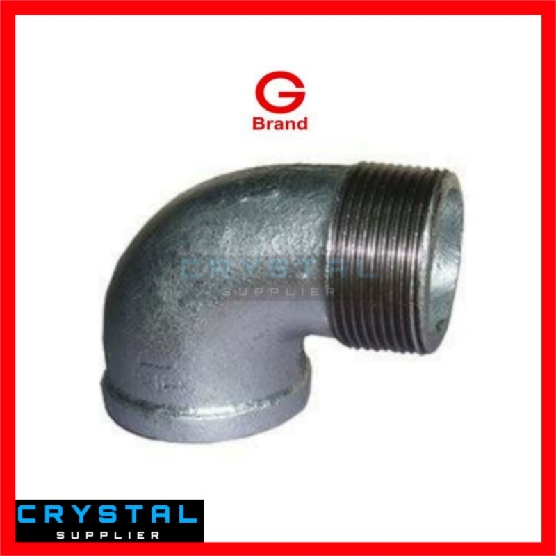 Jual STREET ELBOW GALVANIS BESI 2" G BRAND 90 deg DRAT BSPT / Knee Keni L | Shopee Indonesia