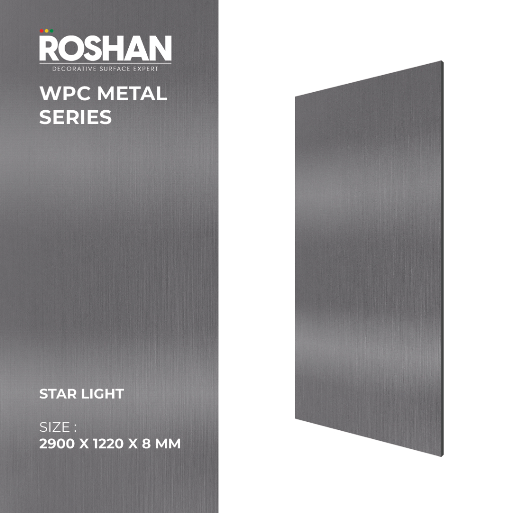 Jual WALL PANEL WPC ROSHAN 2.90 M x 1.22 M - STAR LIGHT | Shopee Indonesia