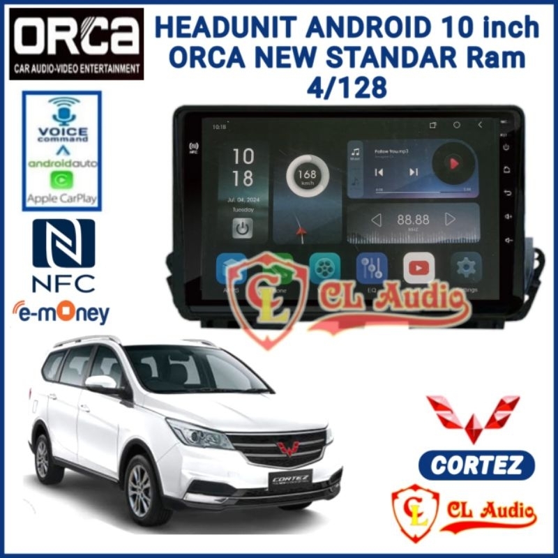 Jual Head Unit Android Orca New Standar 10 Inch Wuling Cortez 2017 Up ...