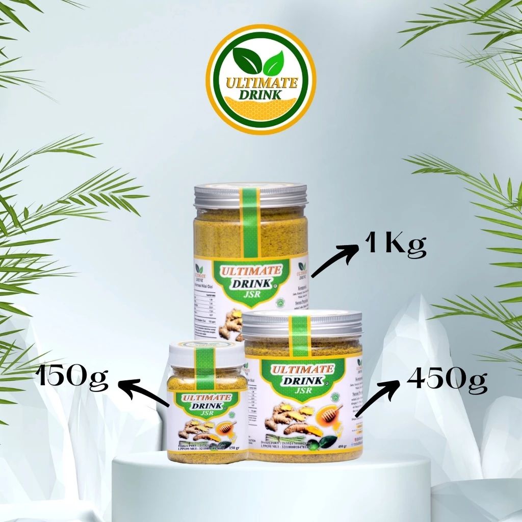 Jual Ultimate Drink JSR Bubuk Minuman Herbal Rimpang Rempah Jahe Kunyit ...