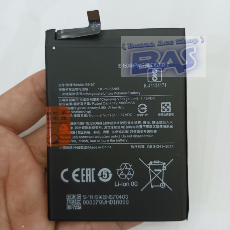 Jual Baterai Batre Poco X3 X3 Pro X3 NFC ( BN57 ) | Shopee Indonesia