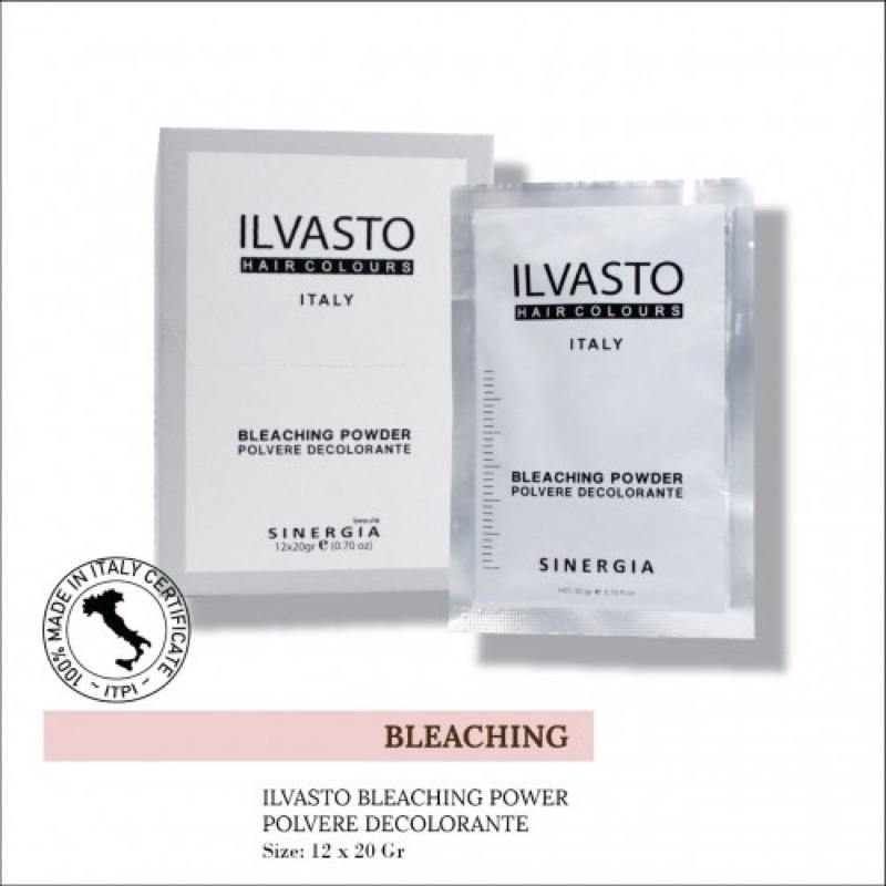 Jual ILVASTO BLEACHING SACHET Bleaching Powder Polvere Decolorante ...