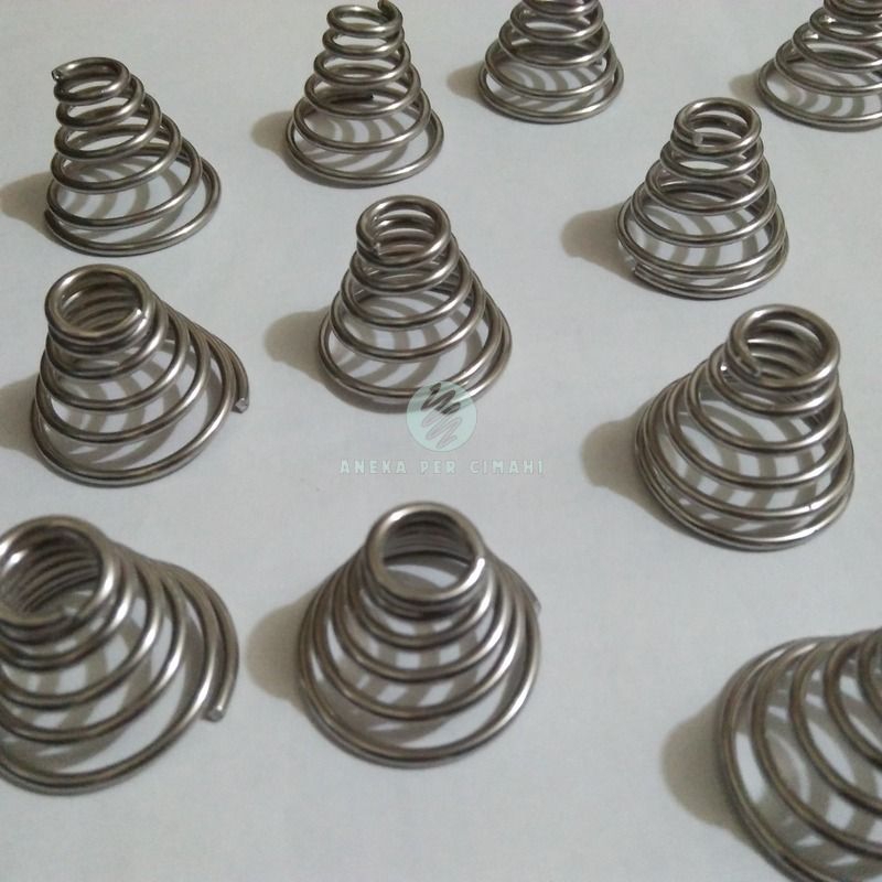 Jual Per Spring Kerucut 2 mm Stainless Panjang 24 mm | Shopee Indonesia
