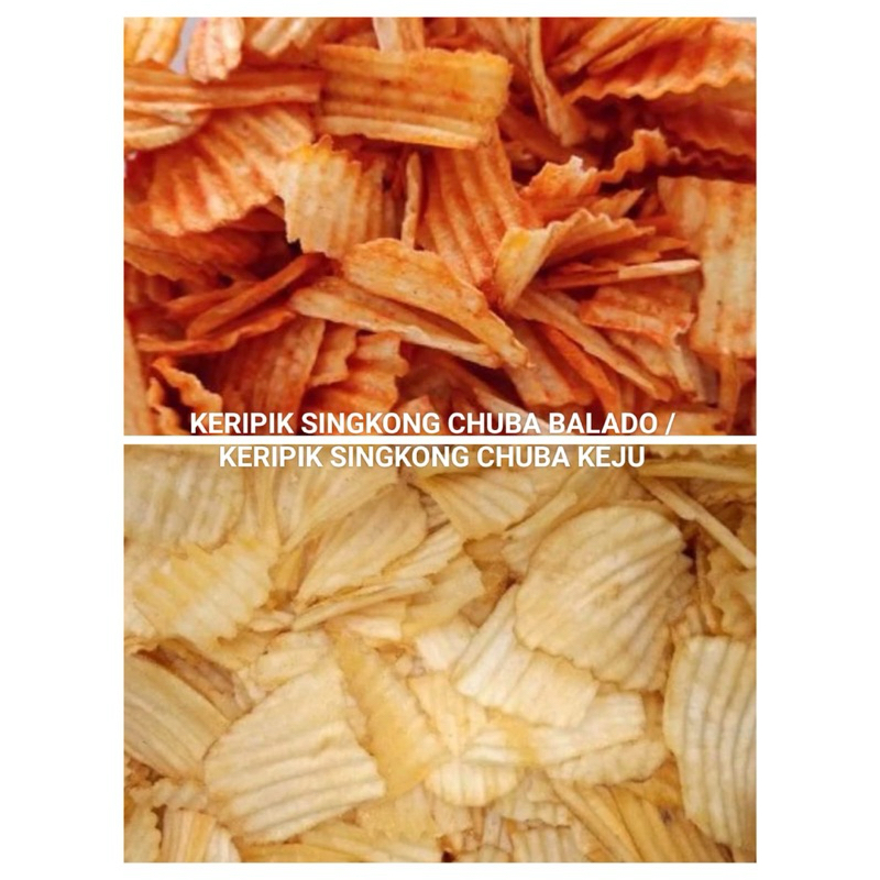 Jual KERIPIK SINGKONG BALADO / CHUBA BALADO / KERIPIK CHUBS SINGKONG ...