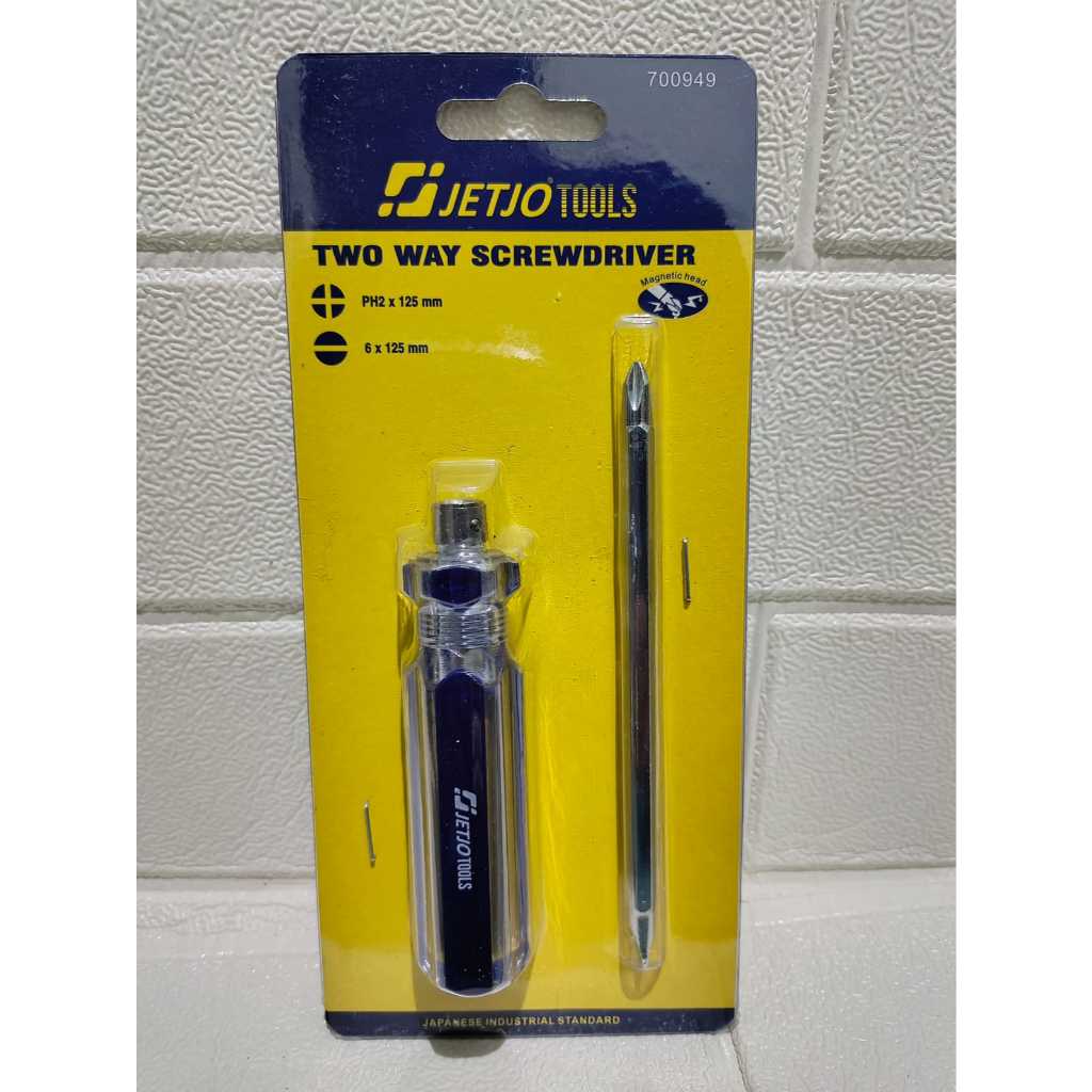 Jual Obeng bolak balik panjang Jetjo / two way screwdriver Jetjo Tools ...
