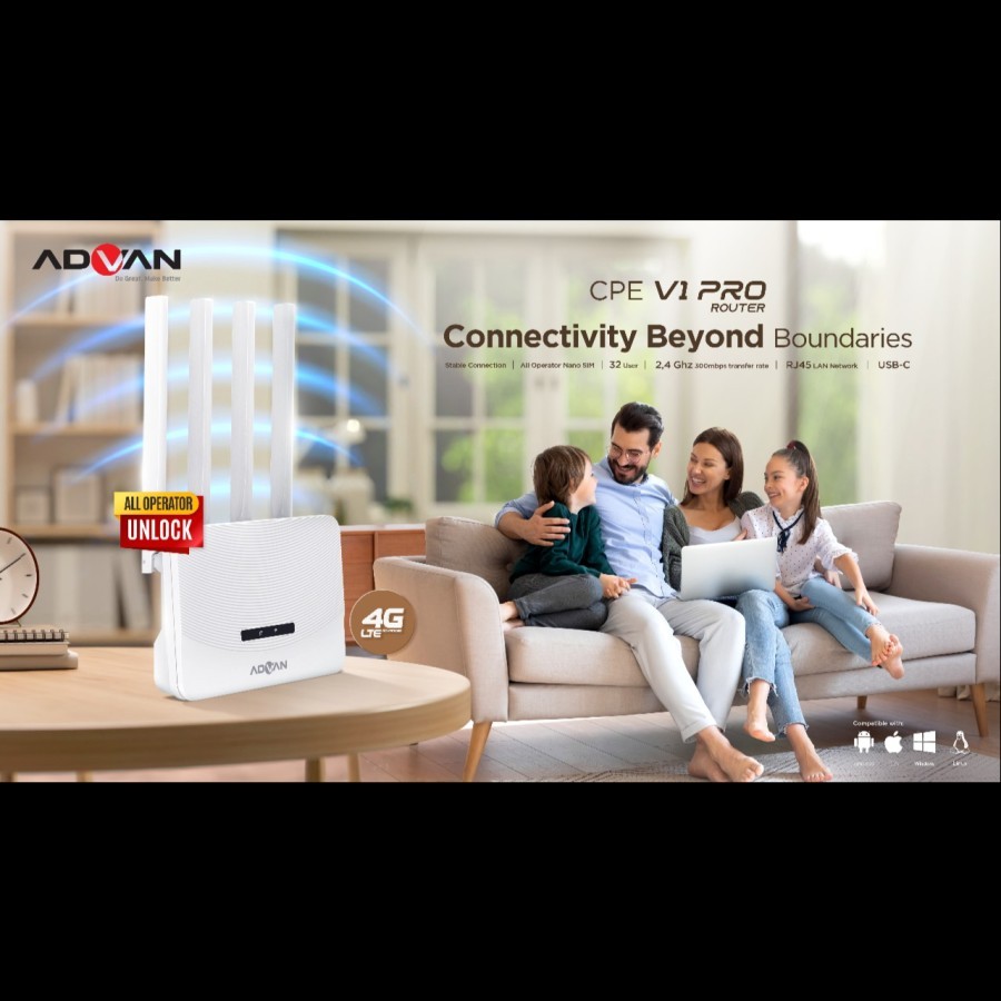 Jual Advan CPE V1 Pro modem router wifi 4G LTE unlock all operator ...