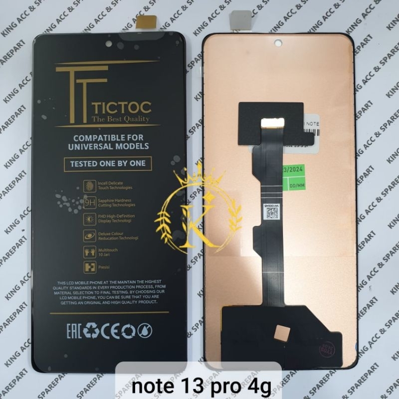 Jual LCD TOUCHSCREEN XIAOMI REDMI NOTE 13 PRO 4G / POCO M6 PRO 4G BLACK ...