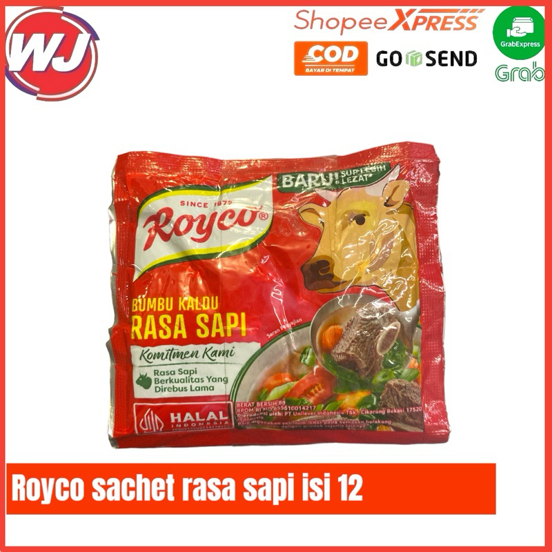 Jual ROYCO RASA SAPI SACHET ISI 12 | Shopee Indonesia
