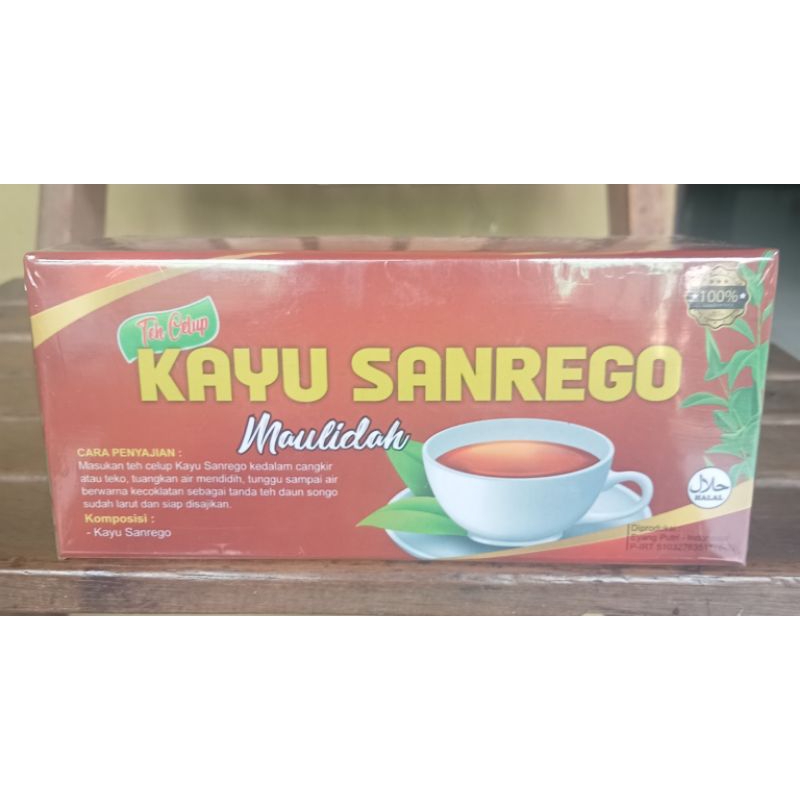 Jual Teh celup kayu SANREGO/Teh herbal kayu SANREGO isi 20 pcs | Shopee ...