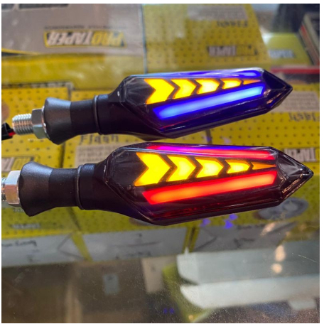 Jual Lampu Sen Running LED Motor Panah 2 Sisi Sen Runing Vixion Cbr Cb Klx Xabre Taiger Scorpio ...