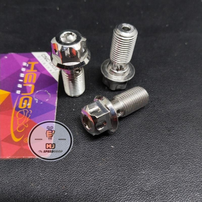 Jual BAUT BANJO KALIPER REM MODEL GS1 DRAT KASAR DAN HALUS PROBOLT ORIGINAL STAINLESS THAILAND ...