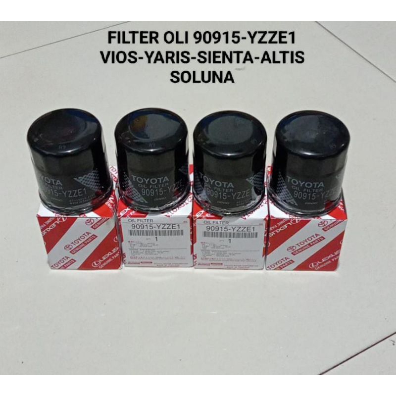 Jual FILTER OLI/SARINGAN OLI 90915-YZZE1 VIOS-YATIS-SIENTA-SOLUNA-ALTIS ...