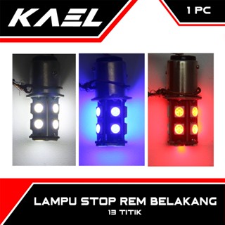 Jual Lampu Stop LED 13 Titik Rem Belakang Diam Kedap Kedip Kelap Kelip Flash Jagung Mata Merah ...