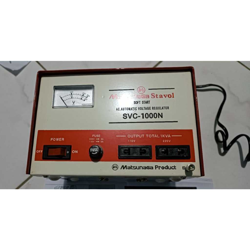 Jual Stabilizer Matsunaga 1000watt 1000 Watt 1000w Stavol Svc 1000n | Shopee Indonesia