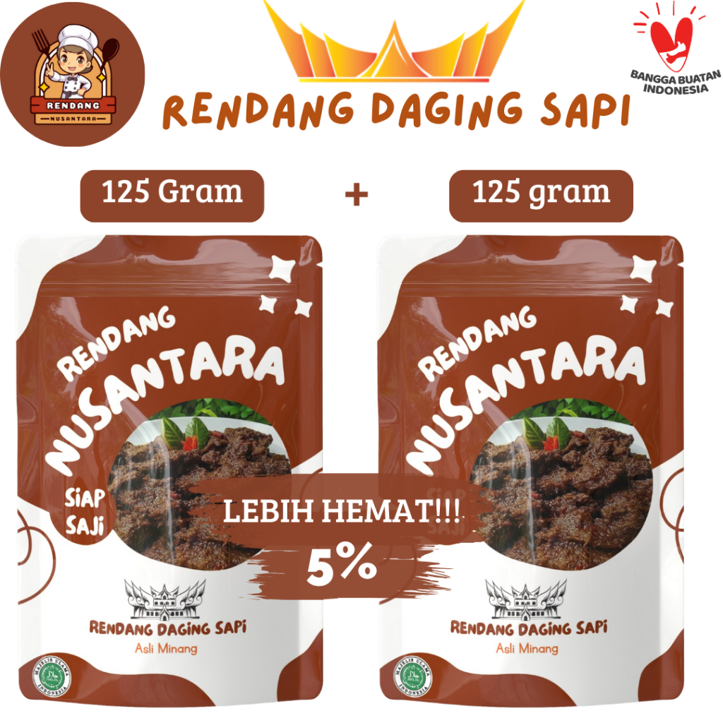 Jual Rendang Daging Sapi Asli Khas Padang Varian Paket Combo Halal - Santapan Minang by Rendang ...
