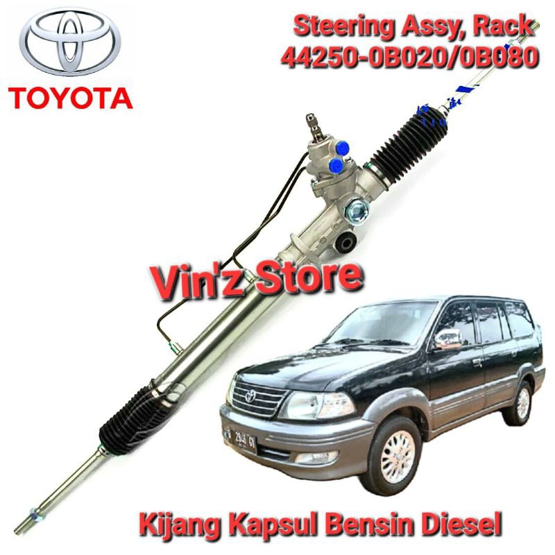 Jual RACK STEER BAK STIR GEARBOX POWER STEERING TOYOTA KIJANG KAPSUL 1997-2004 GARANSI | Shopee ...