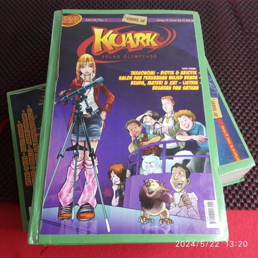 Jual Komik Sains KUARK "Kelas Olimpiade" Level IV (Bundle 10 edisi ...