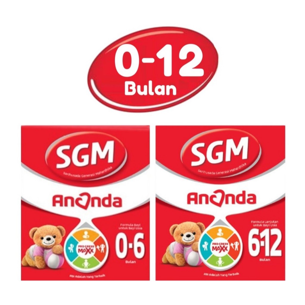 Jual SGM ANANDA BUNDLING 600gr (5*120gr) 0-6 & 6-12 bulan | EXP JULI ...