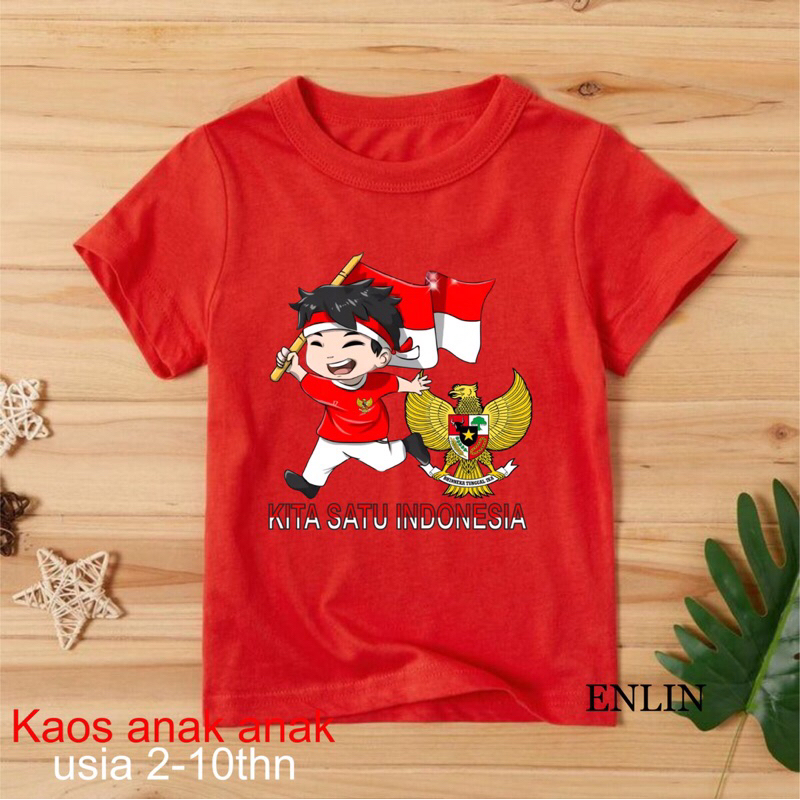 Jual KAOS ANAK 17 AGUSTUS CEWEK / COWOK USIA 2-10TH , BAJU MERAH PUTIH ANAK ANAK | Shopee Indonesia