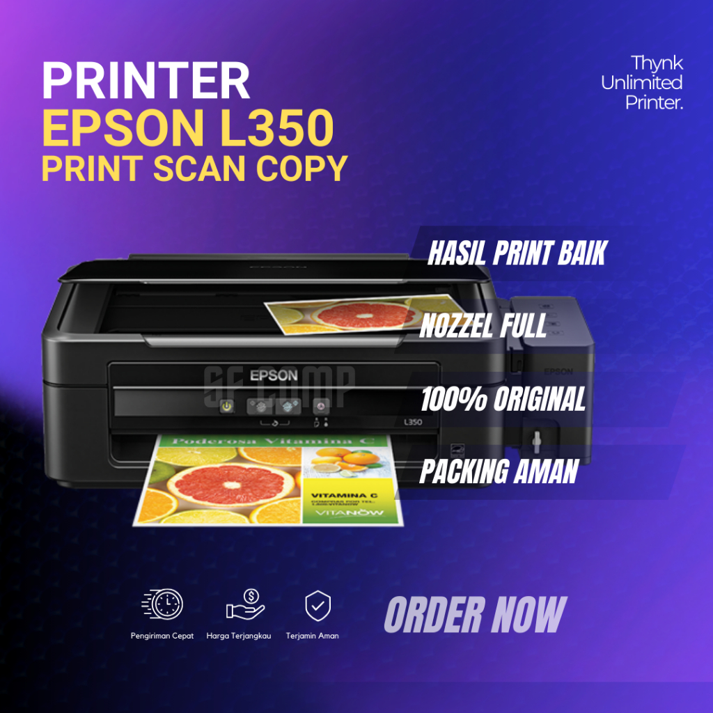 Jual PRINTER EPSON L350 SCAN COPY | Shopee Indonesia