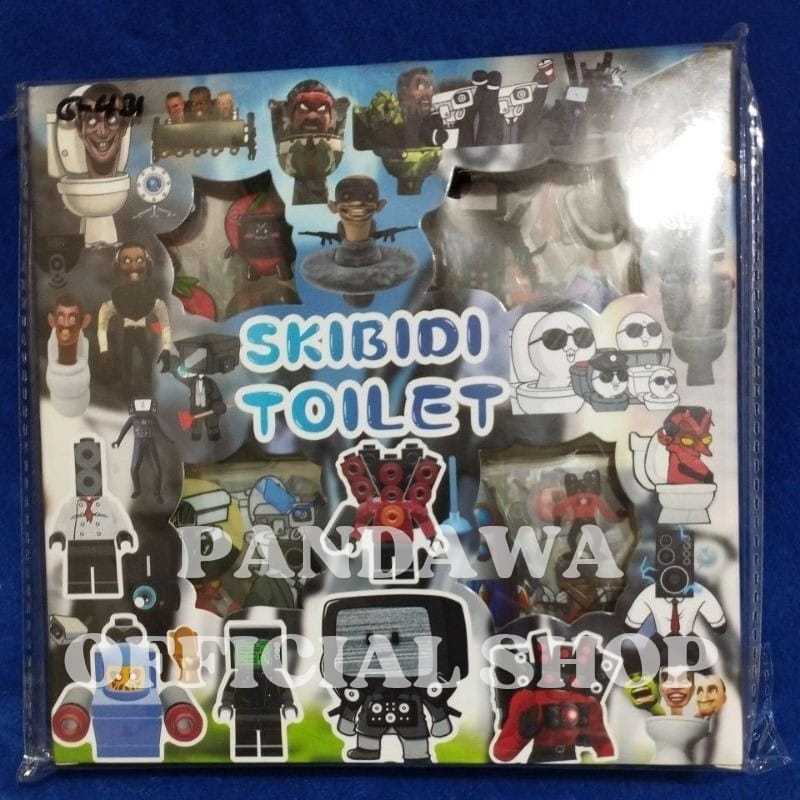 Jual Sticker Viral Skibidi Toilet Stiker Lucu Mainan Anak Label Hp Buku ...