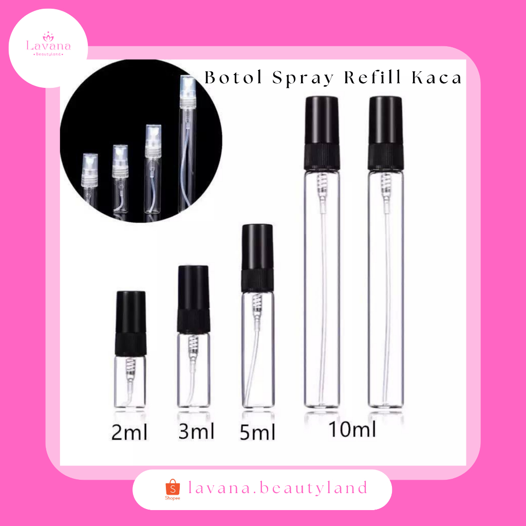 Jual Botol Spray Refill Kaca Tutup Besi Aluminium / Botol Parfum / Botol Parfum Mini / 10ml 5ml ...