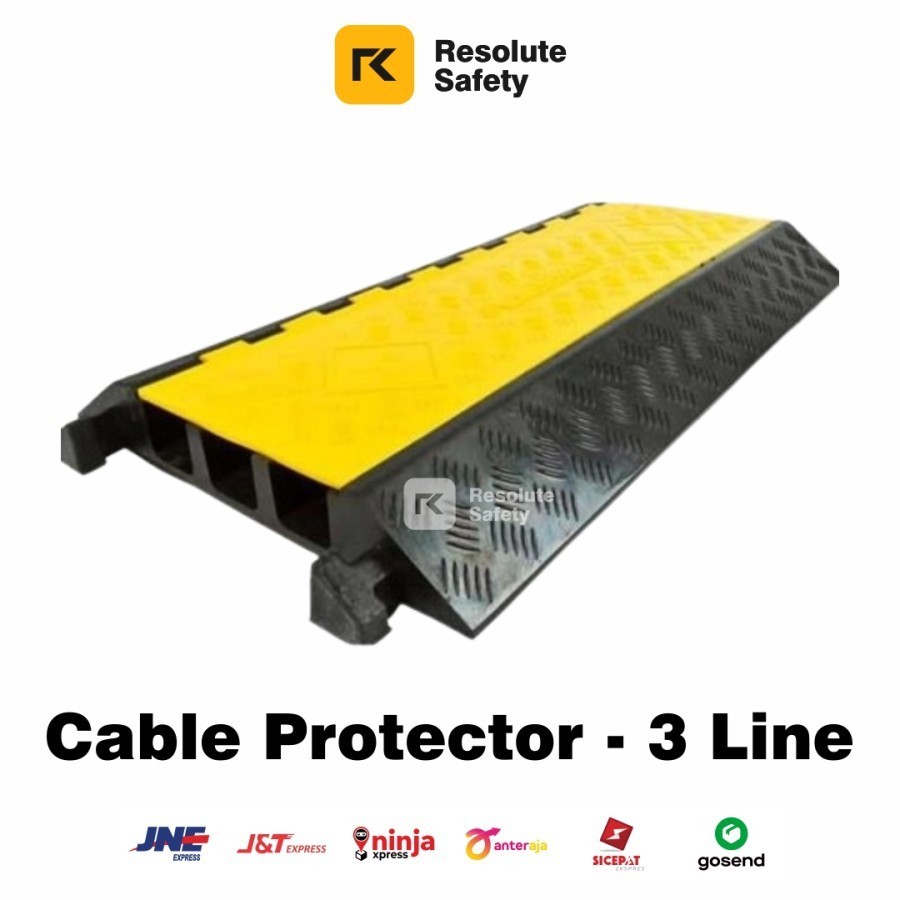 Jual Speed Bump Cable Ramp 3 Jalur Protector / Polisi Tidur Pelindung ...