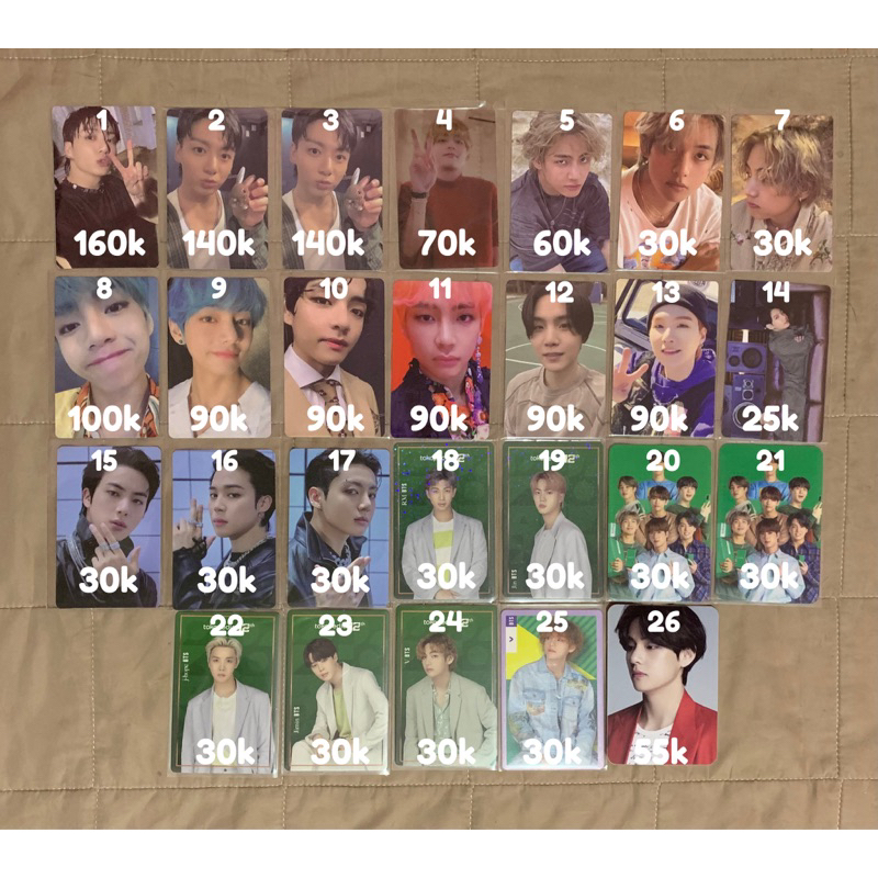 Jual [ Ready Stock ] Lucky Draw LD Golden Jungkook JK BTS, LD JK Rabbit ...