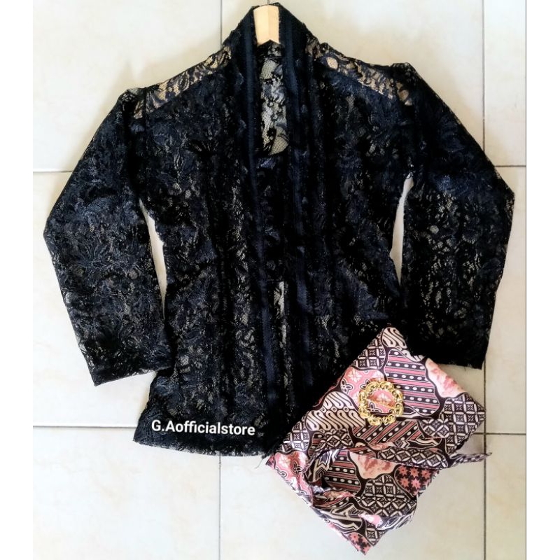 Jual kebaya bruklat kutubaru bali wisuda tradisional lengan panjang ...