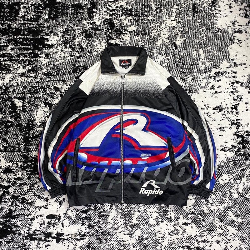 Jual RAPIDO ITALY BIG LOGO WINDBREAKER JACKET | Shopee Indonesia