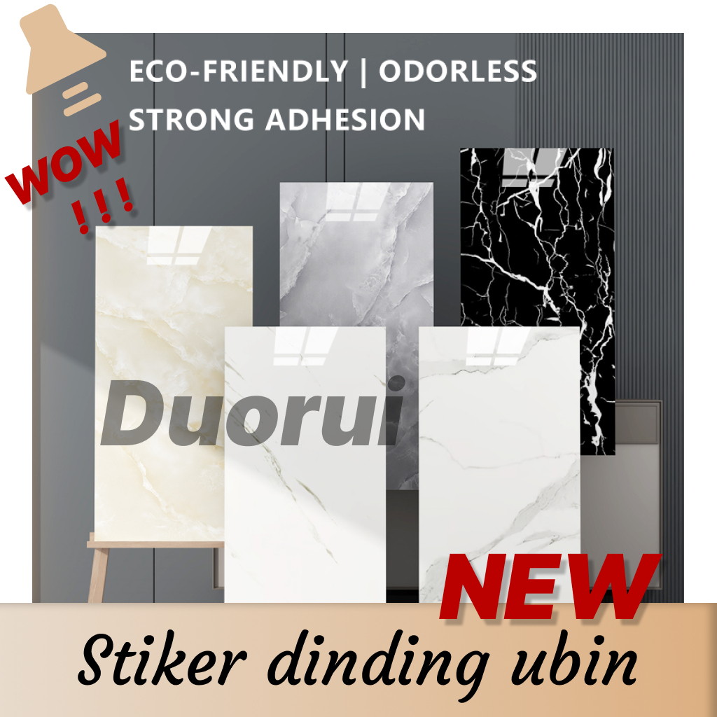 Jual Wallpaper dinding VINYL Marble 30 x 60 cm / Lantai Vinyl Ceramic ...